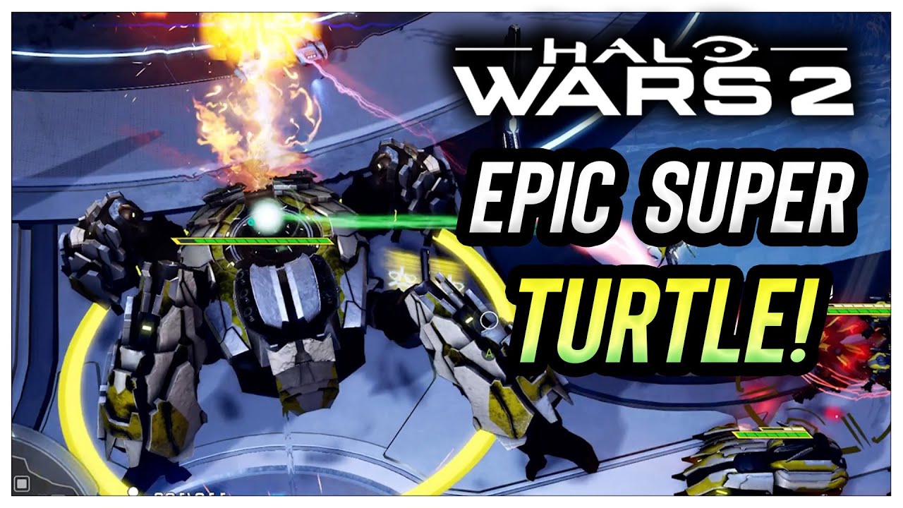 We SUPER TURTLED on the WORST Halo Wars 2 map! - YouTube