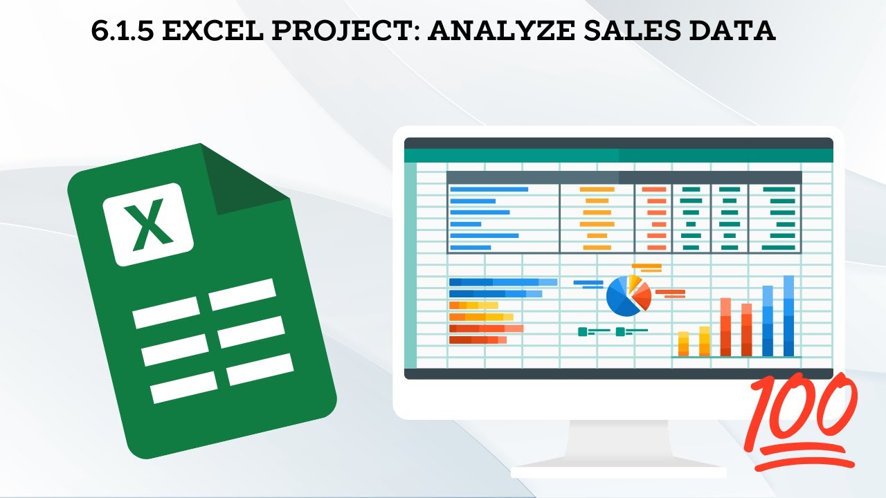 6.1.5 Excel Project: Analyze Sales Data - YouTube
