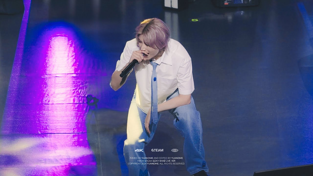 [4K] 240903 縁DAY 앤팀 유마 BAND LIVE VER 직캠 / &TEAM YUMA Focus / SAMIDARE ...