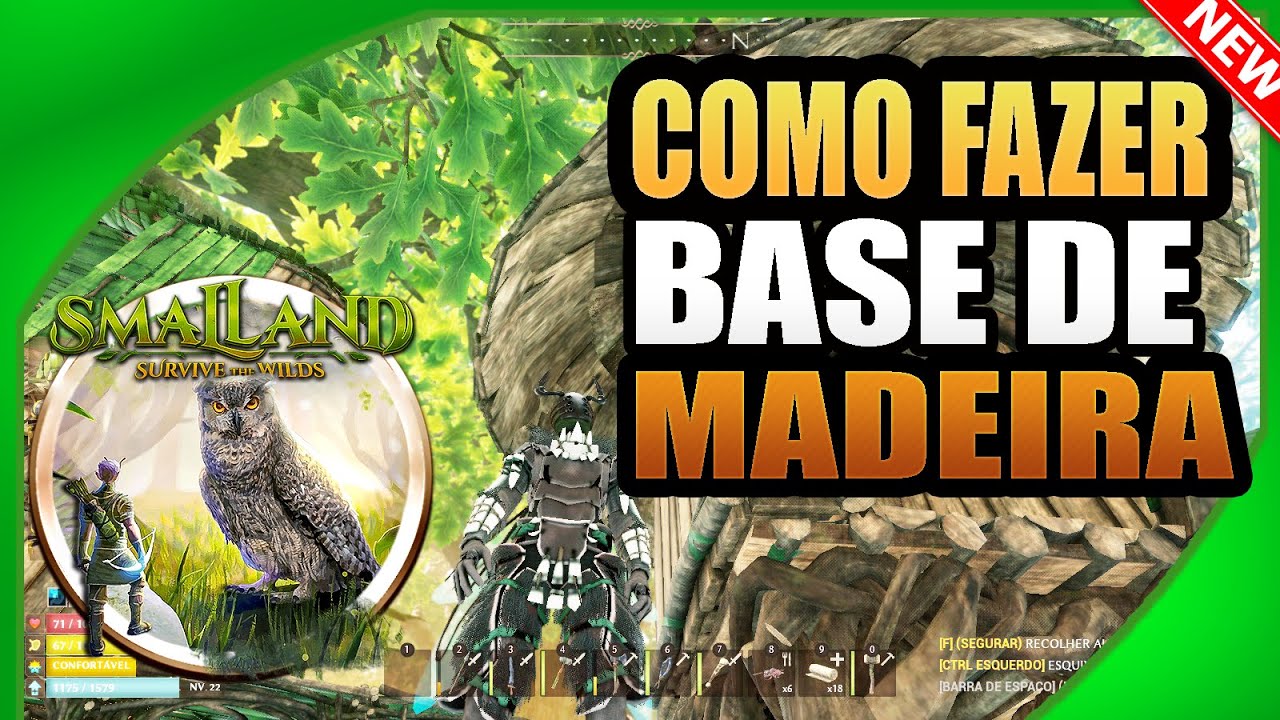 🟢Smalland - Como fazer base de Madeira no Smalland tutorial para ...
