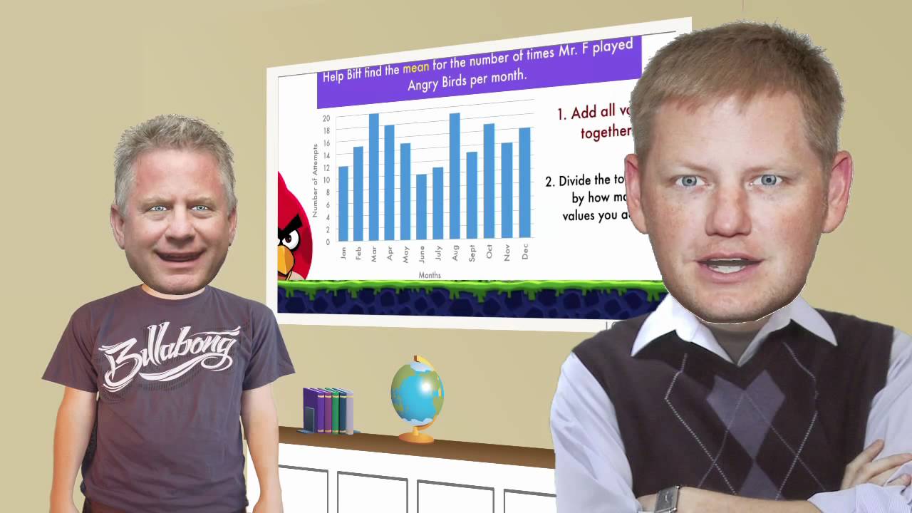 Central Tendency: Mean Interactive Math Lesson - YouTube