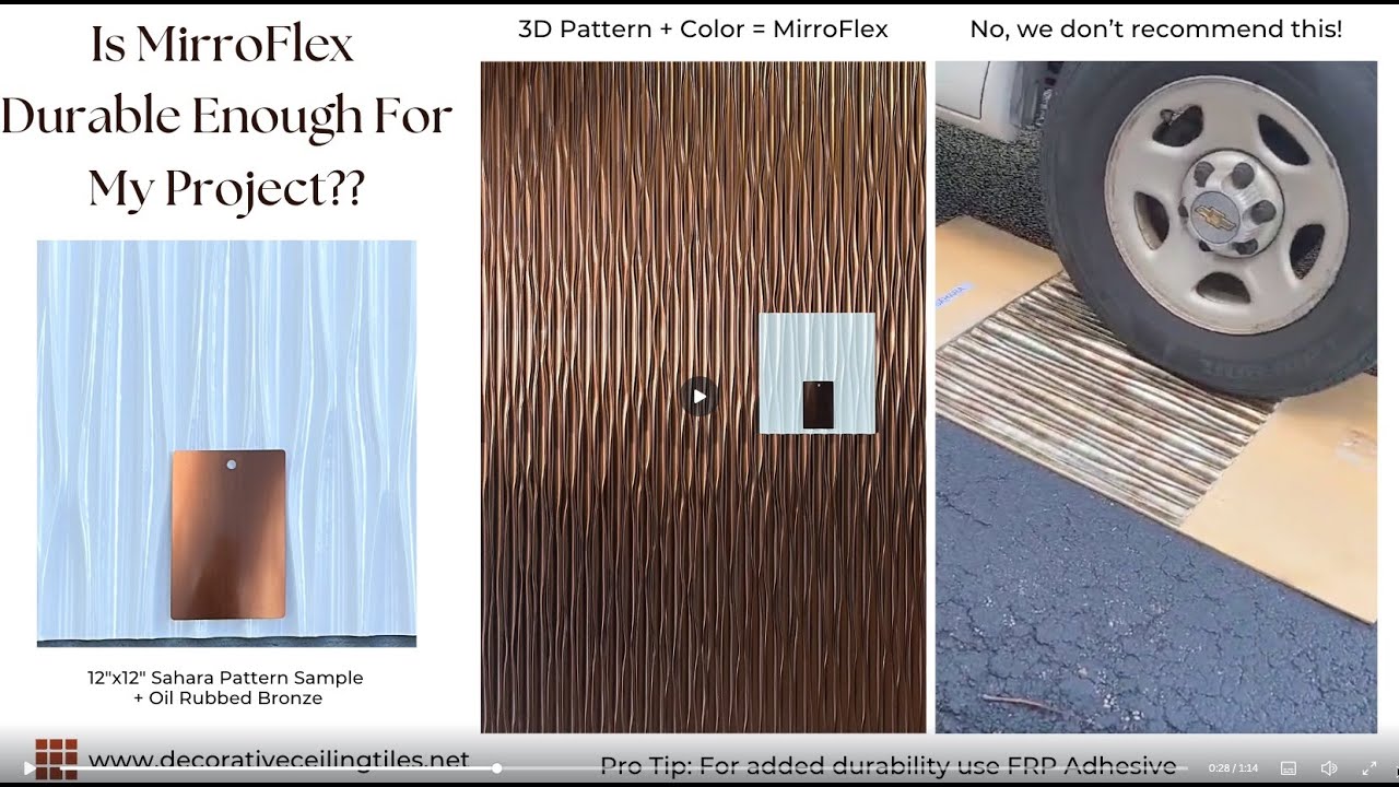 How durable is MirroFlex? - YouTube