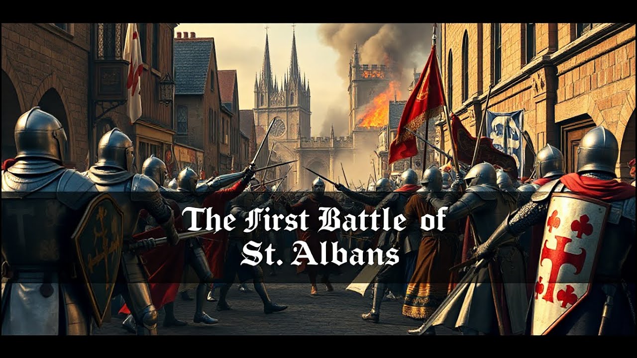 Bloody Battle for the Crown The First Battle of St. Albans ⚔️👑🏰 - YouTube