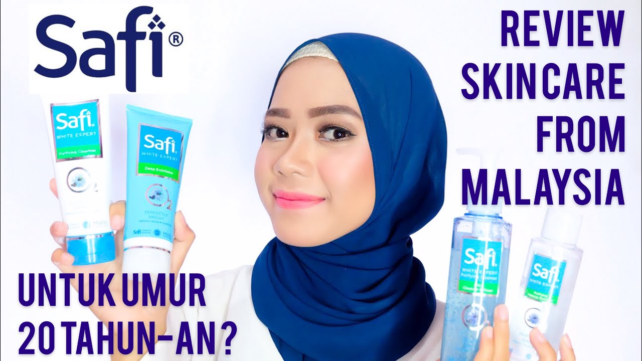 REVIEW SKIN CARE SAFI FROM MALAYSIA // UNTUK USIA 20 TAHUN-AN ? - YouTube