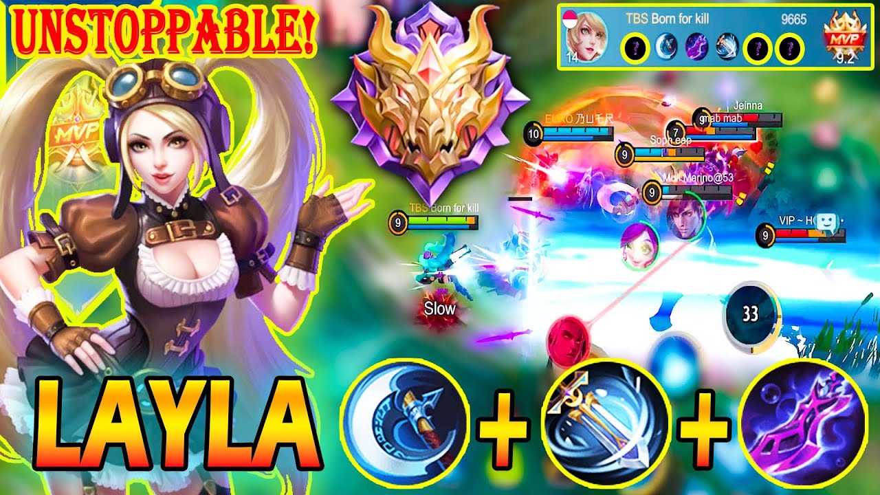 Layla Unstoppable Delete all Enemies - How To Build Layla 2022 ~ Layla ...