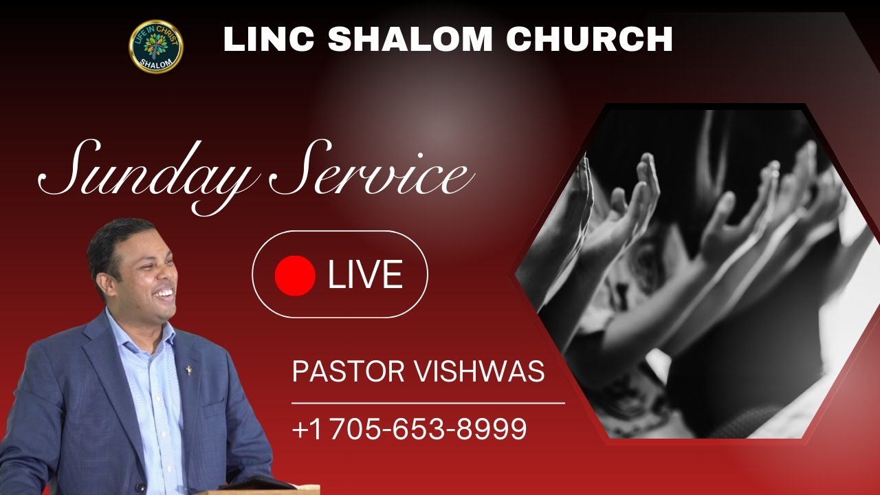 Sunday Service Live| LINC SHALOM CHURCH|Pastor Vishwas Masih - YouTube