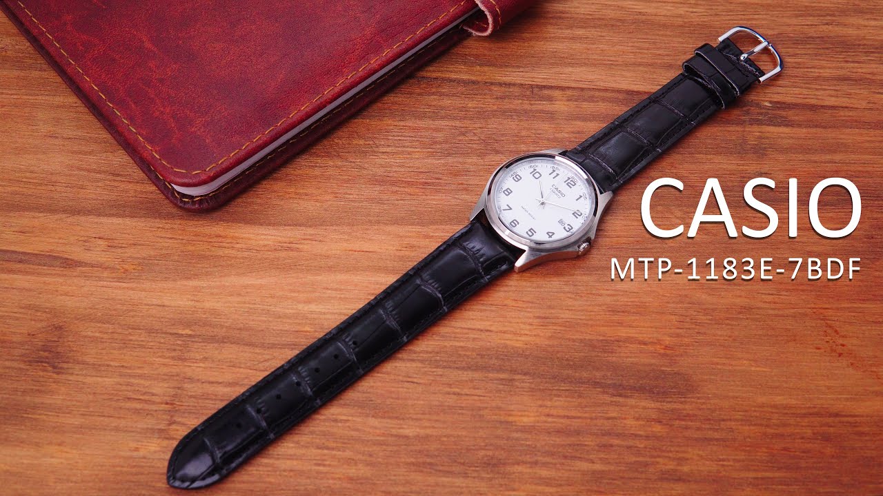 Review đồng hồ Casio MTP-1183E-7BDF vỏ máy pin với thiết kế mỏng chỉ ...