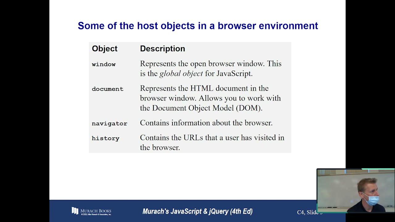 JavaScript Chapter 4 - 4th Edition Textbook - YouTube