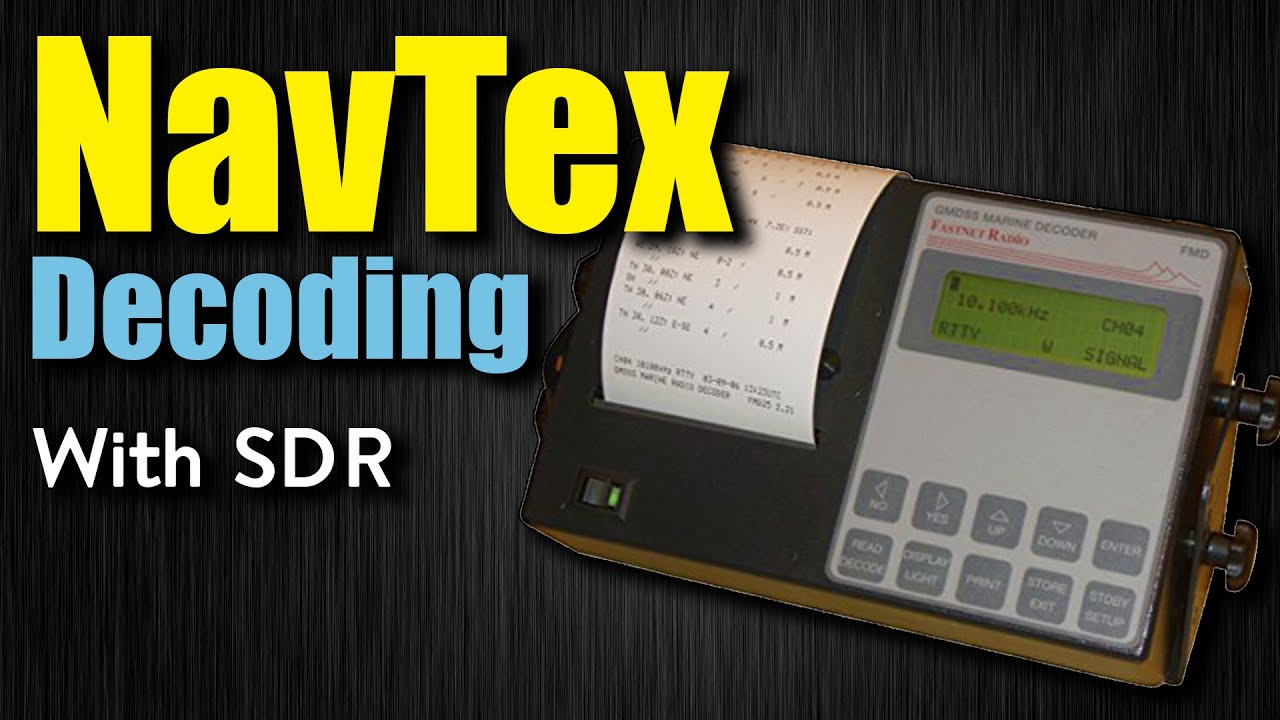 Decoding NavTex with Software Defined Radio - SDRuno RSPdx - YouTube