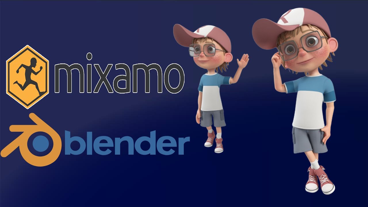 How to animate a mixamo character along a path in blender (Method 1 ...