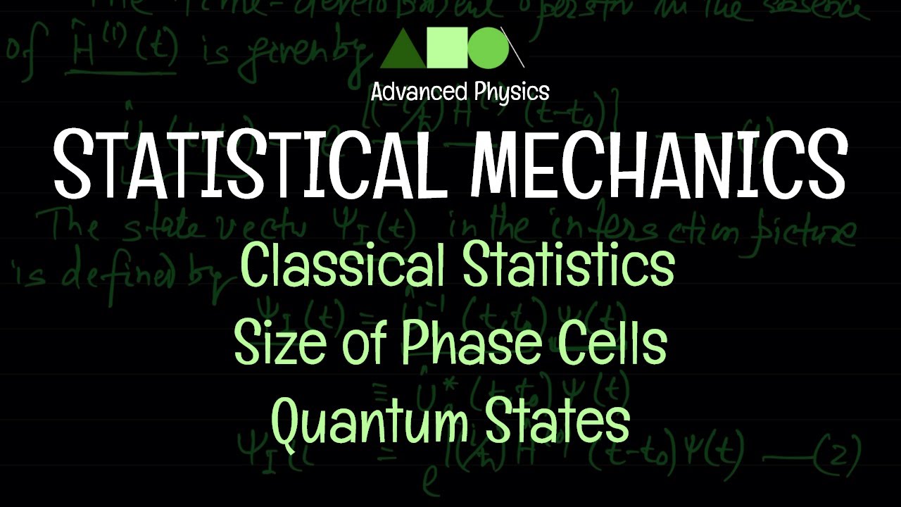 Statistical Mechanics - Classical Statistics : Size of Phase Cells ...