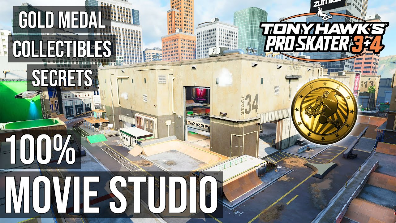 Tony Hawk's Pro Skater 3+4 - THPS 3+4 - Movie Studio Gold Medal ...