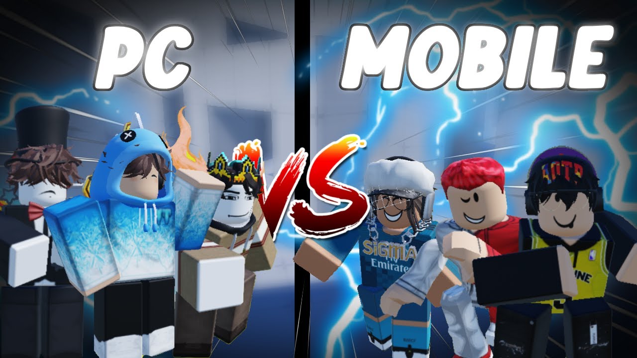 3 Mobile Players Vs 3 Pc Players...(Roblox Rivals) - YouTube