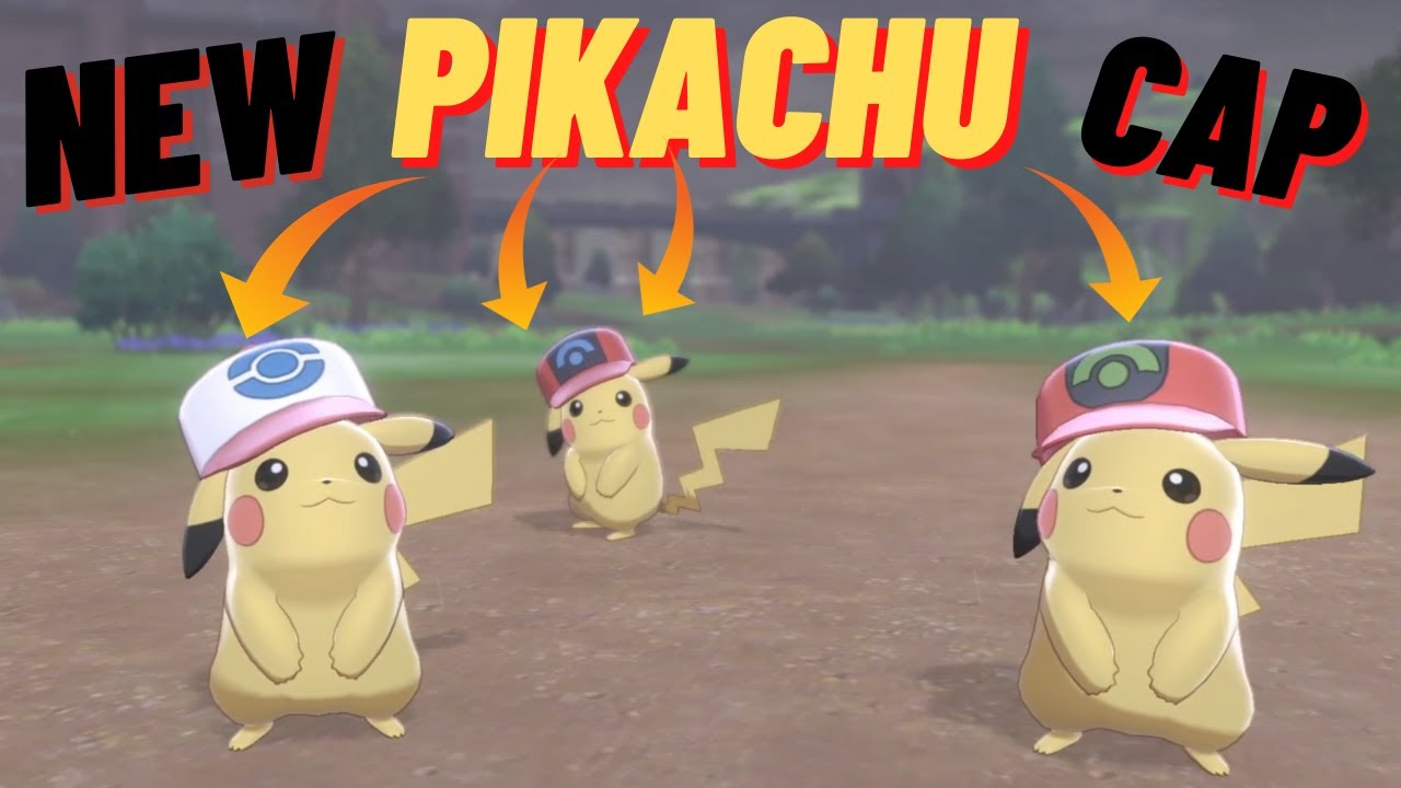 How To Get The NEW Pikachu (Hoenn, Sinnoh, Unova Cap)Pokemon Sword ...