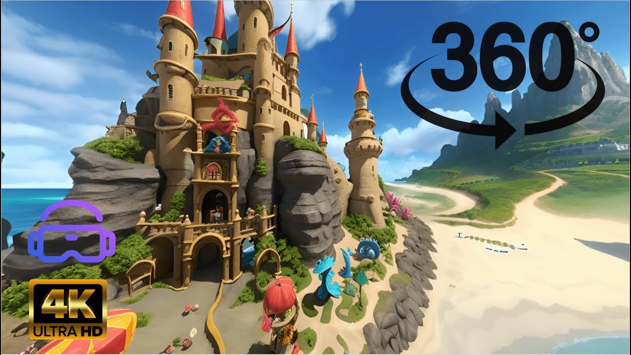 360° Beach Sand Palace: Where Dreams Meet Reality | VR - YouTube