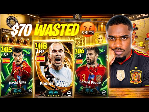 $70 FOR NOTHING!🤬Prof BOF Crashes Out SPAIN 2010 Pack Opening For INIESTA & VILLA Goes WRONG!😭