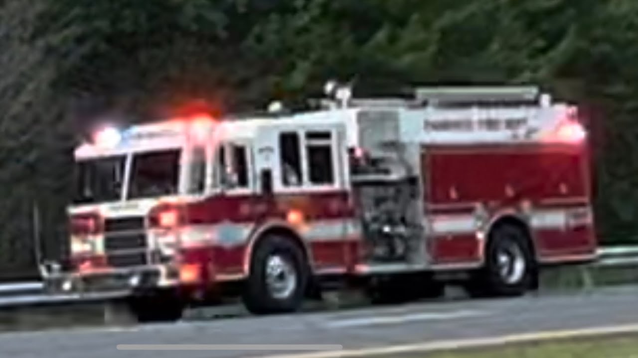 Fairfield Fire Dept Engine 15 responding on Route 80 5/21/23 - YouTube