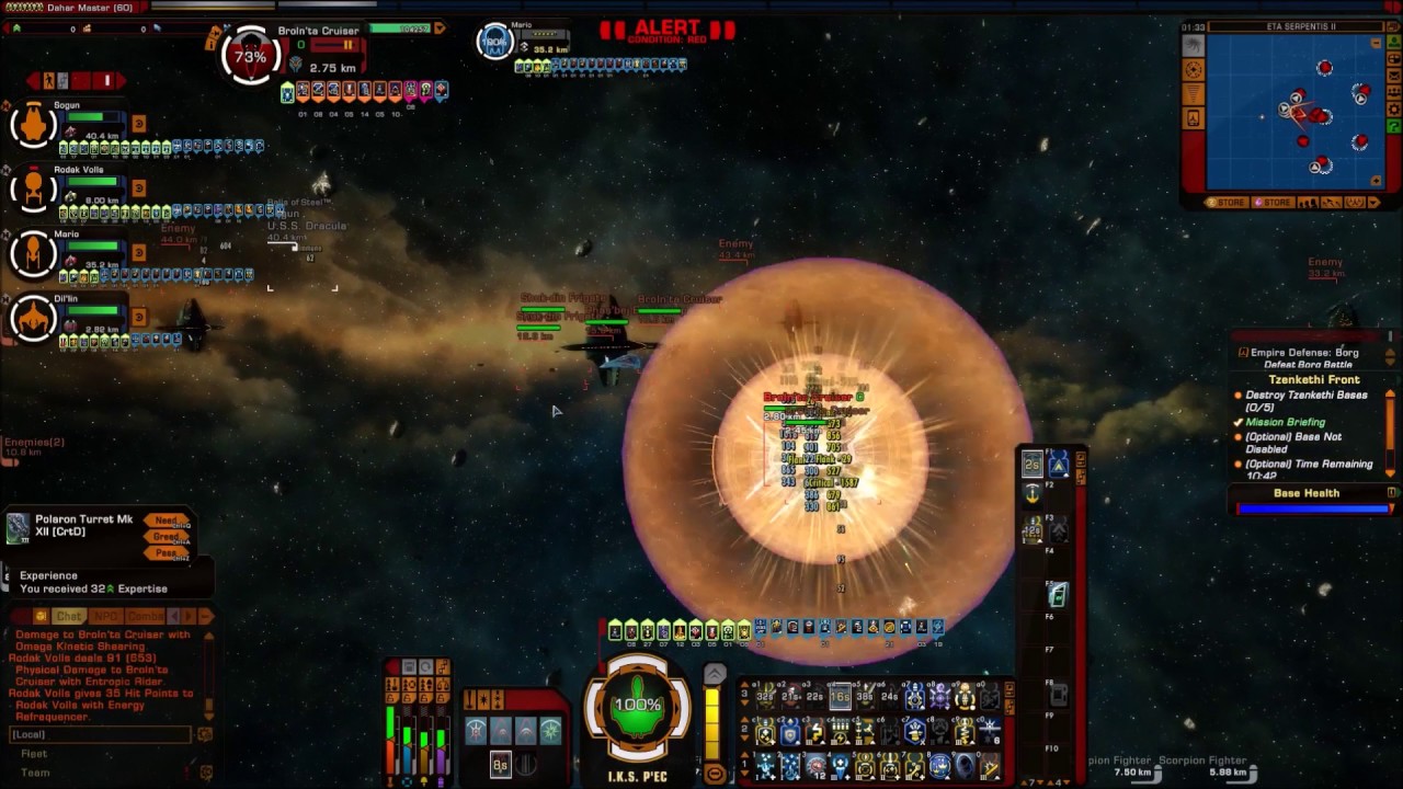 Star trek online Kor bird of pray. - YouTube