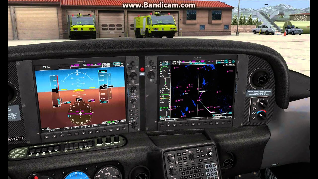 Carenado Cirrus SR22 Flight Planning Functionality with RXP Merge (FSX ...