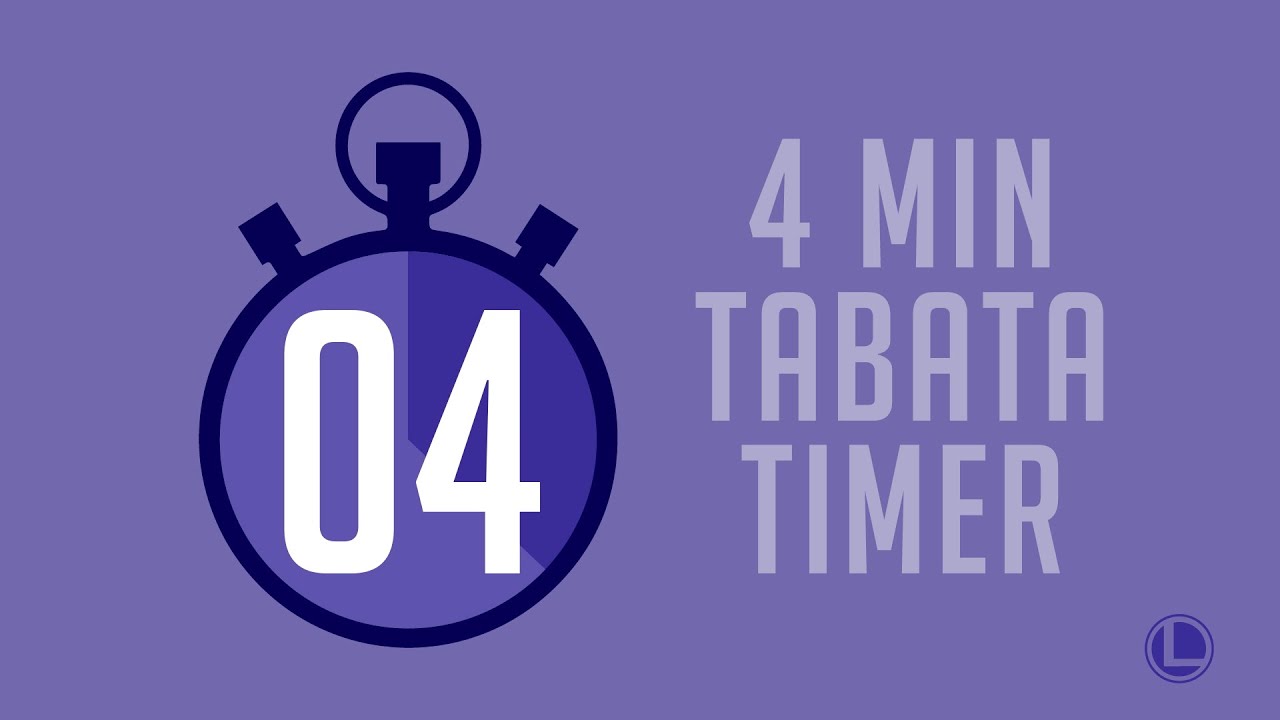 4 MIN TABATA TIMER - YouTube