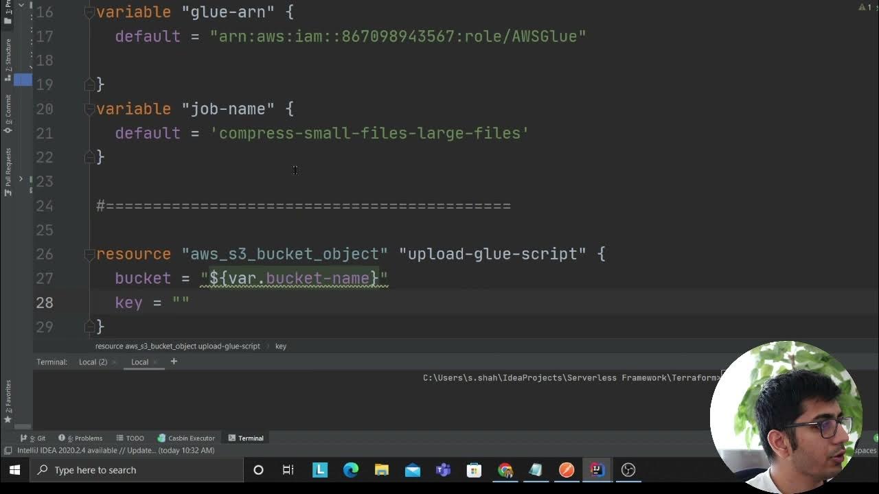 Writing Terraform Code to Deploy Glue Scripts - YouTube