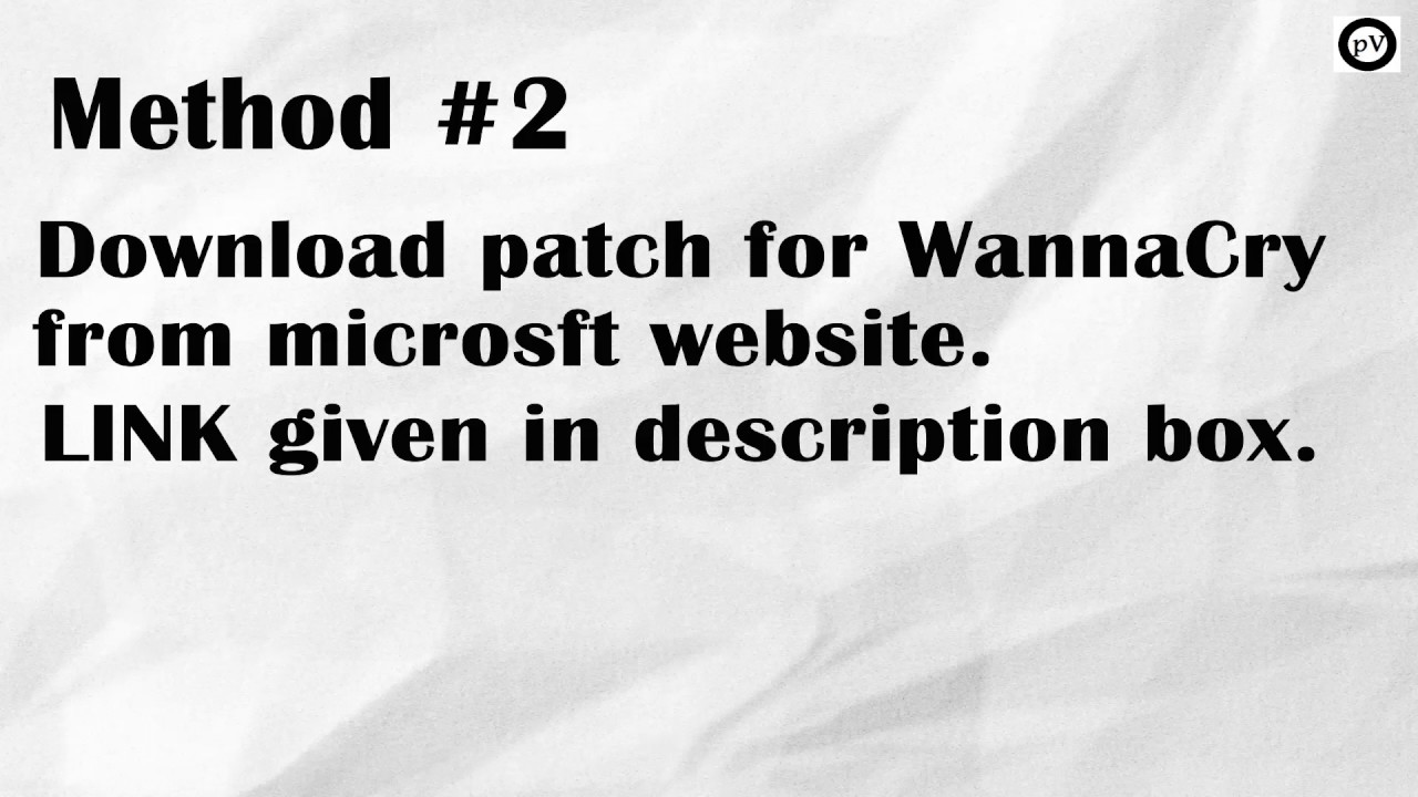 Wanna Cry ransomware and how to protect your system. - YouTube