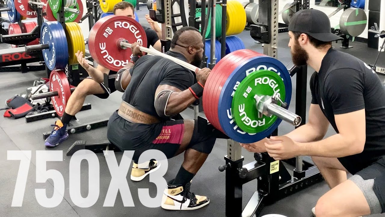 750 Lbs x 3 Squat | 4 Weeks Out From Comp - YouTube