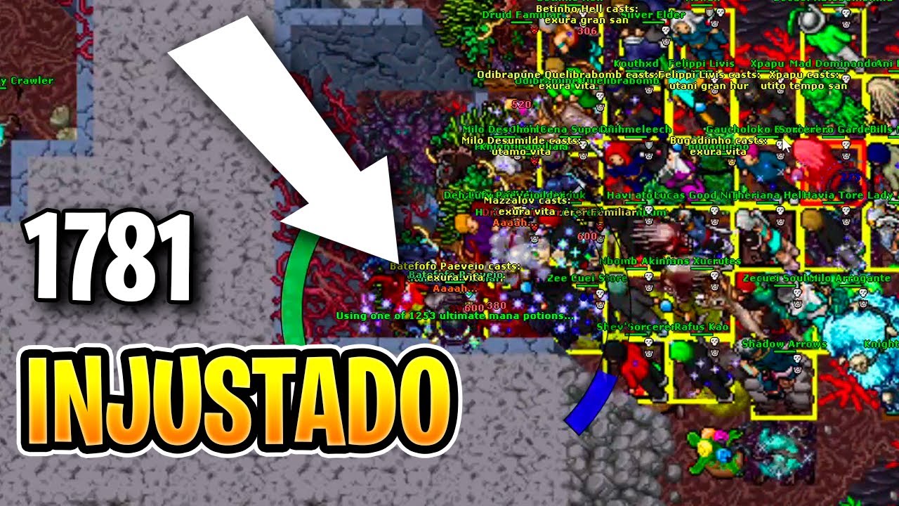 Bugado Injustado em Level 1781 - Tibia #GameLab - YouTube