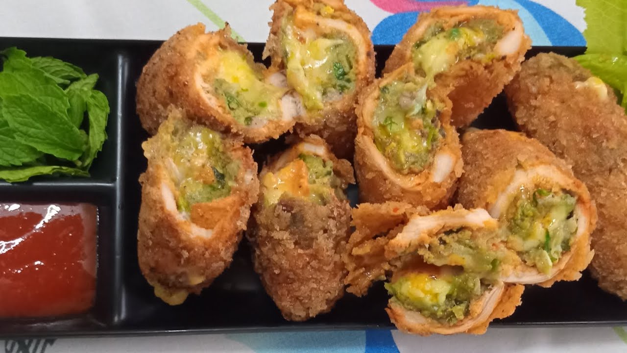 Sahi chicken cheese 🧀 roll recipe Ramadan Special #trending #viral # ...