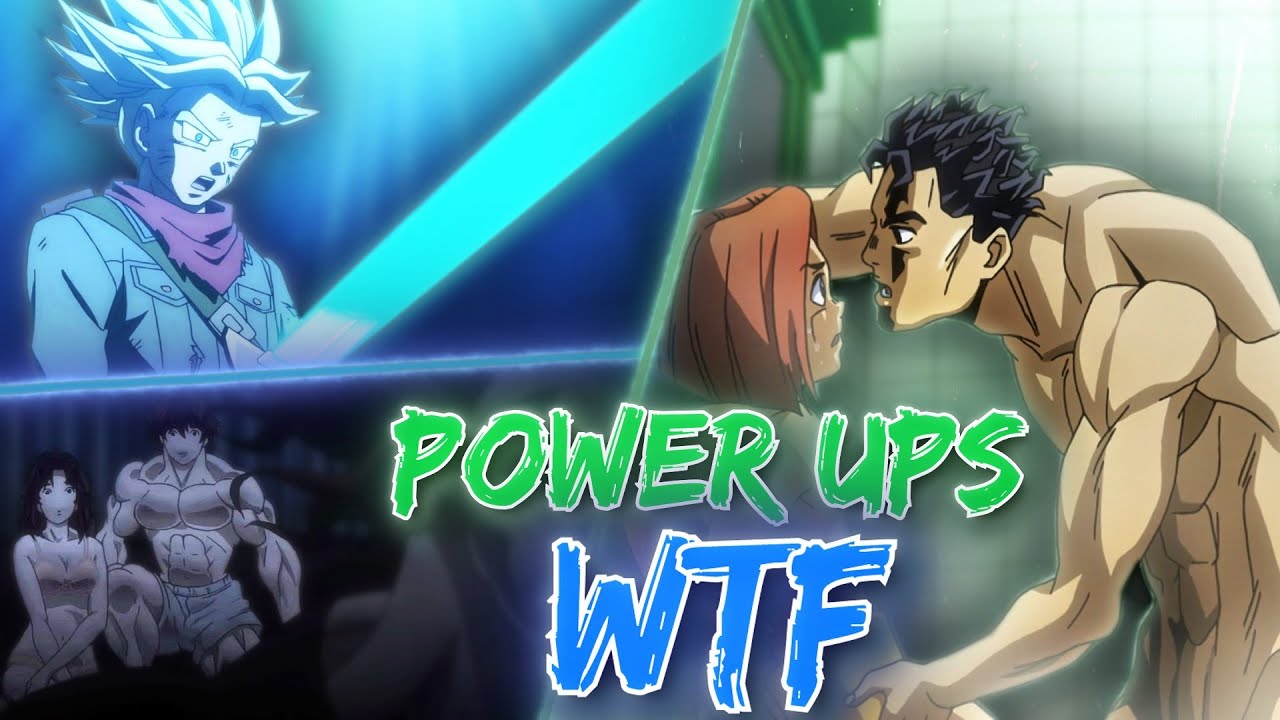 Los POWER UPS más BIZARROS del ANIME - YouTube