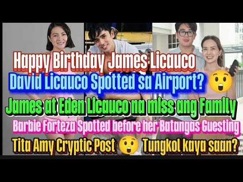 David Licauco Spotted sa Airport 😲. Tita Amy Forteza may pa Cryptic ...
