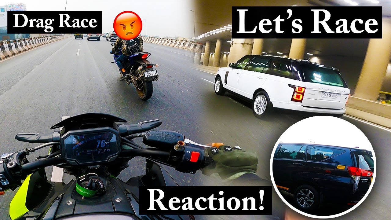 Kawasaki Z900 Vs Ranger Rover Velar Street Race | Crazy Public Reaction ...