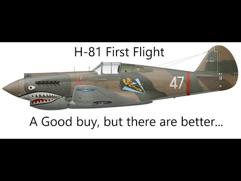 War Thunder: H-81 A-2 First Flight.Its good, but its not quite P-40E ...