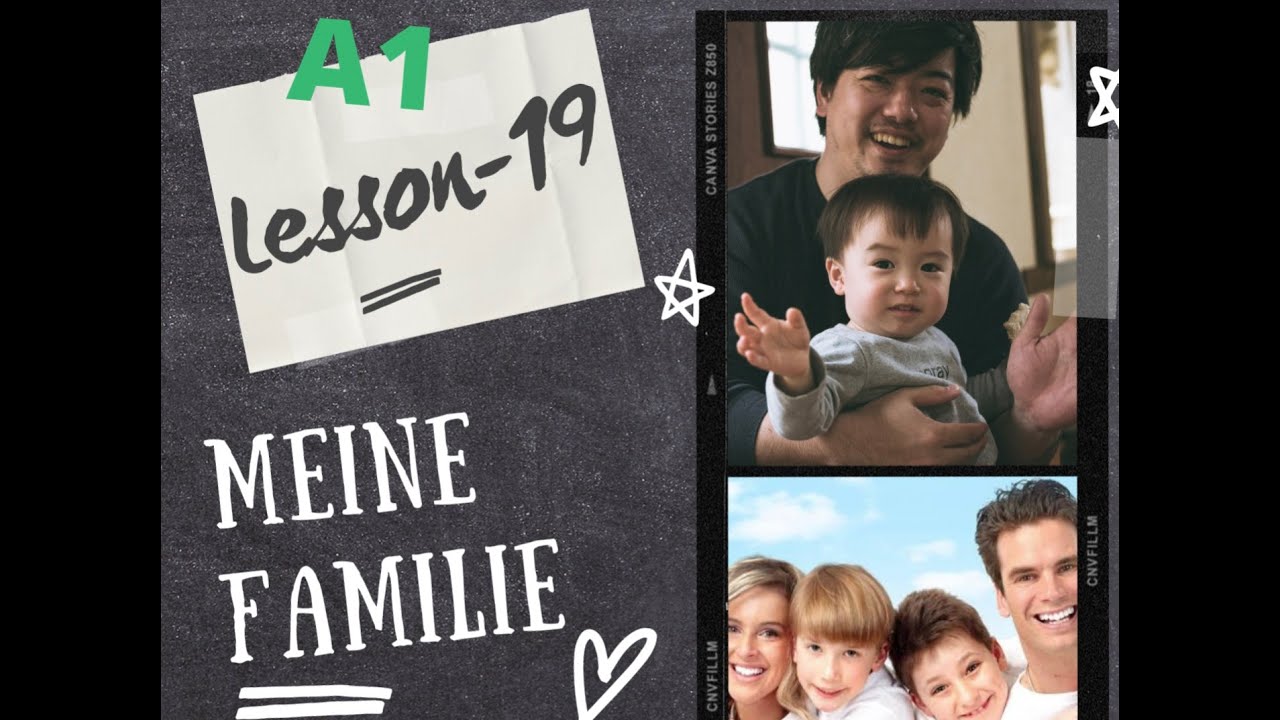 Lesson-19|A1|meine familie|my family|learn german|deutsch lernen| - YouTube