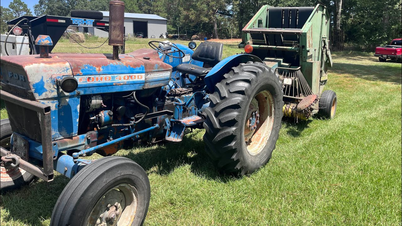 Trying the electric twine arm in the field - YouTube