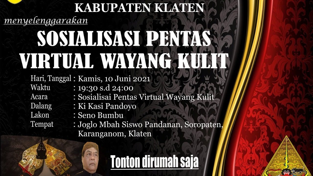 HAJI SUN | WAYANG KULIT VIRTUAL KI KASI PANDOYO LAKON " SENO BUMBU ...