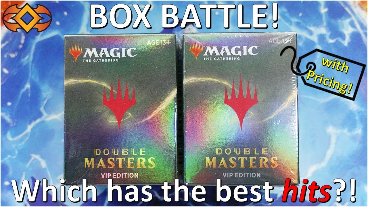 Double Masters VIP Box Battle! Pricing both boxes to see which box wins ...