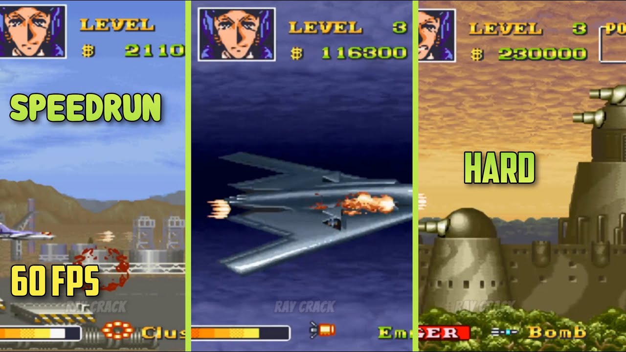 U.N. Squadron (SNES) - Stages 1-3 [HD] (60 fps) | Hard Level | Micky ...