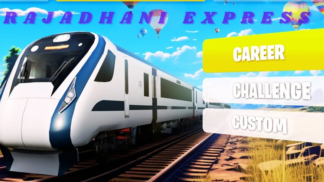 Gaming Experience on the |RAJDHANI EXPRESS | Indian train simulator ...