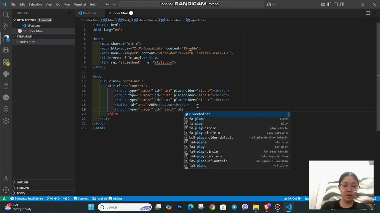 find the Area of Triangle using JavaScript #Coding #Programming #javascriptcoding #javascript ...