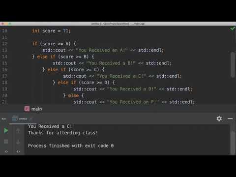 Part Twenty Five - the if..else if structure - YouTube