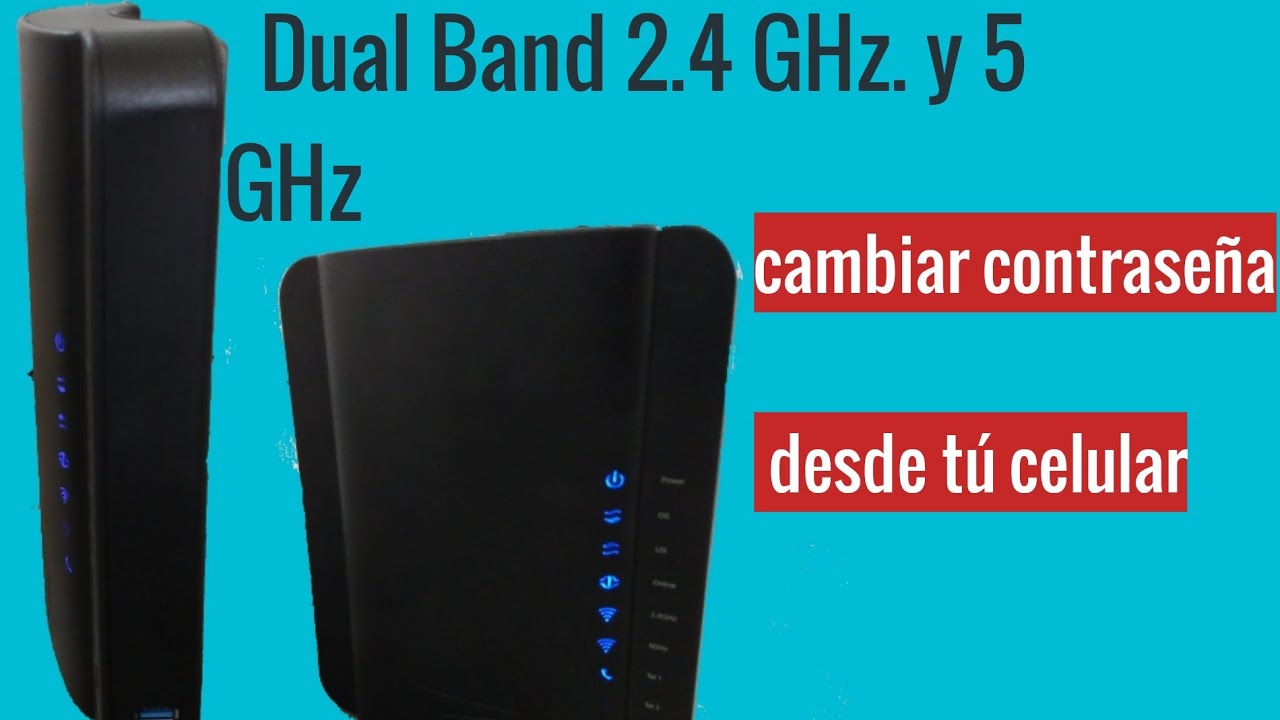 Cómo CAMBIAR la CONTRASEÑA y NOMBRE de wifi módem router dual red izzi ...