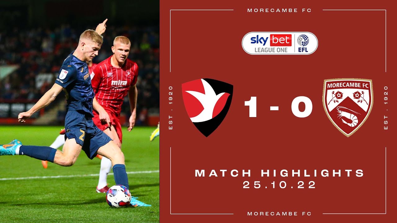 Highlights | Cheltenham Town 1 Morecambe 0 - YouTube