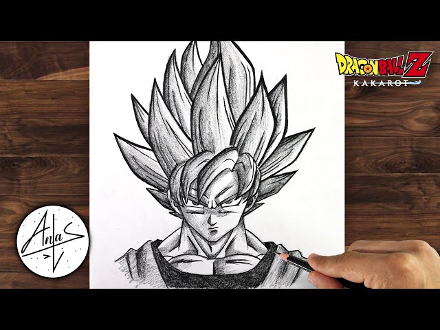 How To Draw Super Saiyan Goku Dragon Ball Z Sketch Tutorial🆎 Conheça O Mundo Das Apostas Online
