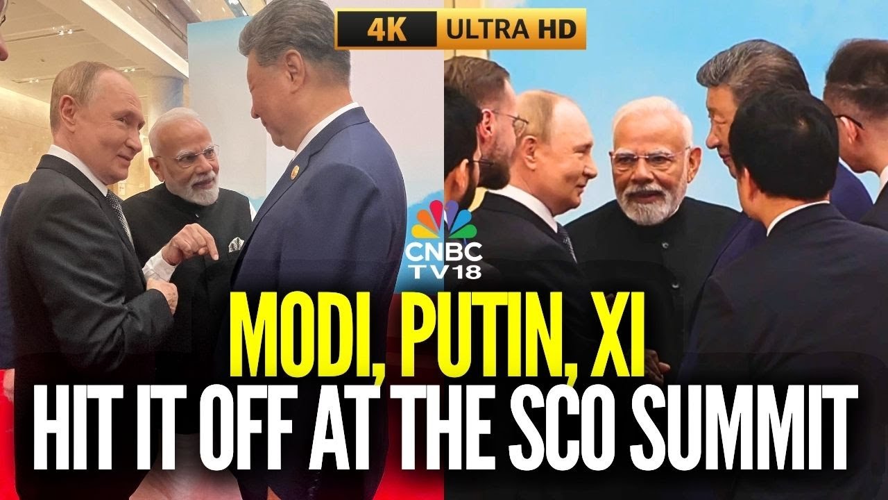 PM Modi, President Putin & President Xi Share A Light Moment In China ...