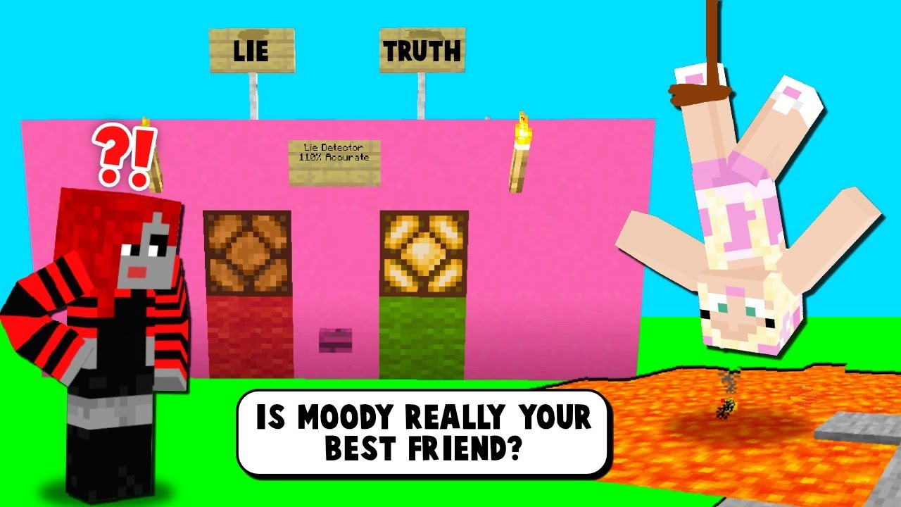 LIE DETECTOR TEST IN MINECRAFT WITH MY BEST FRIEND! - YouTube