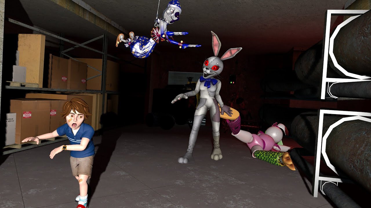 [GMOD] Tales from the Pizzaplex | Gregory and Sun Explore the Daycare ...