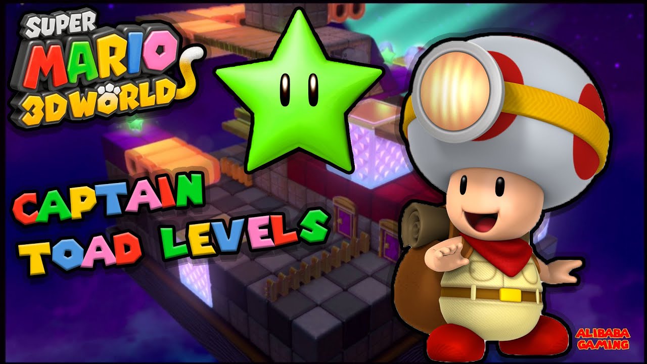 Super Mario 3D World: Captain Toad Levels - YouTube