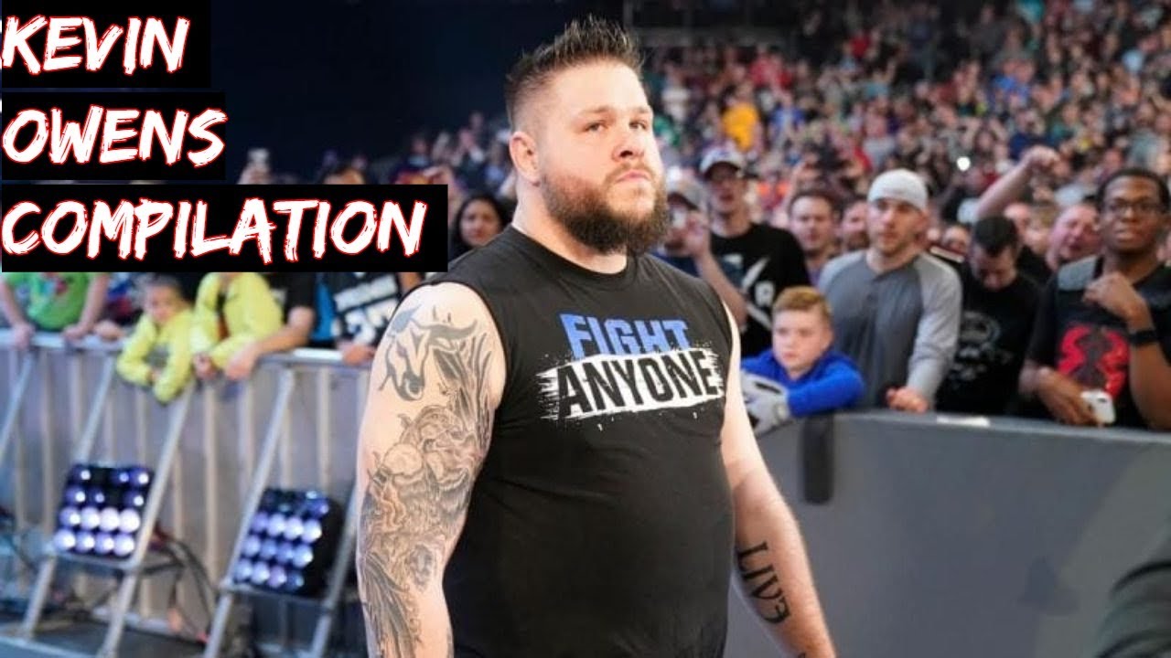 [WWE] Kevin Owens-Apron Powerbomb & Stunner Compilation - YouTube