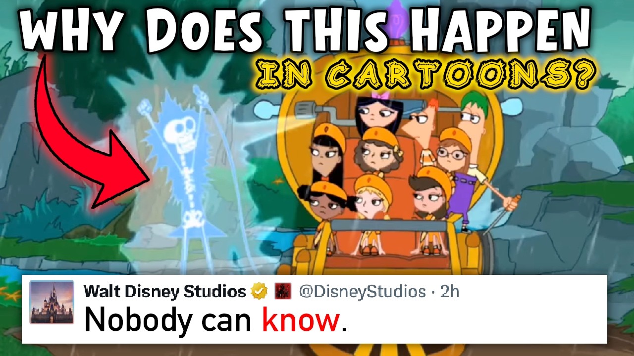 8 weirdest cartoon clichés finally explained - YouTube